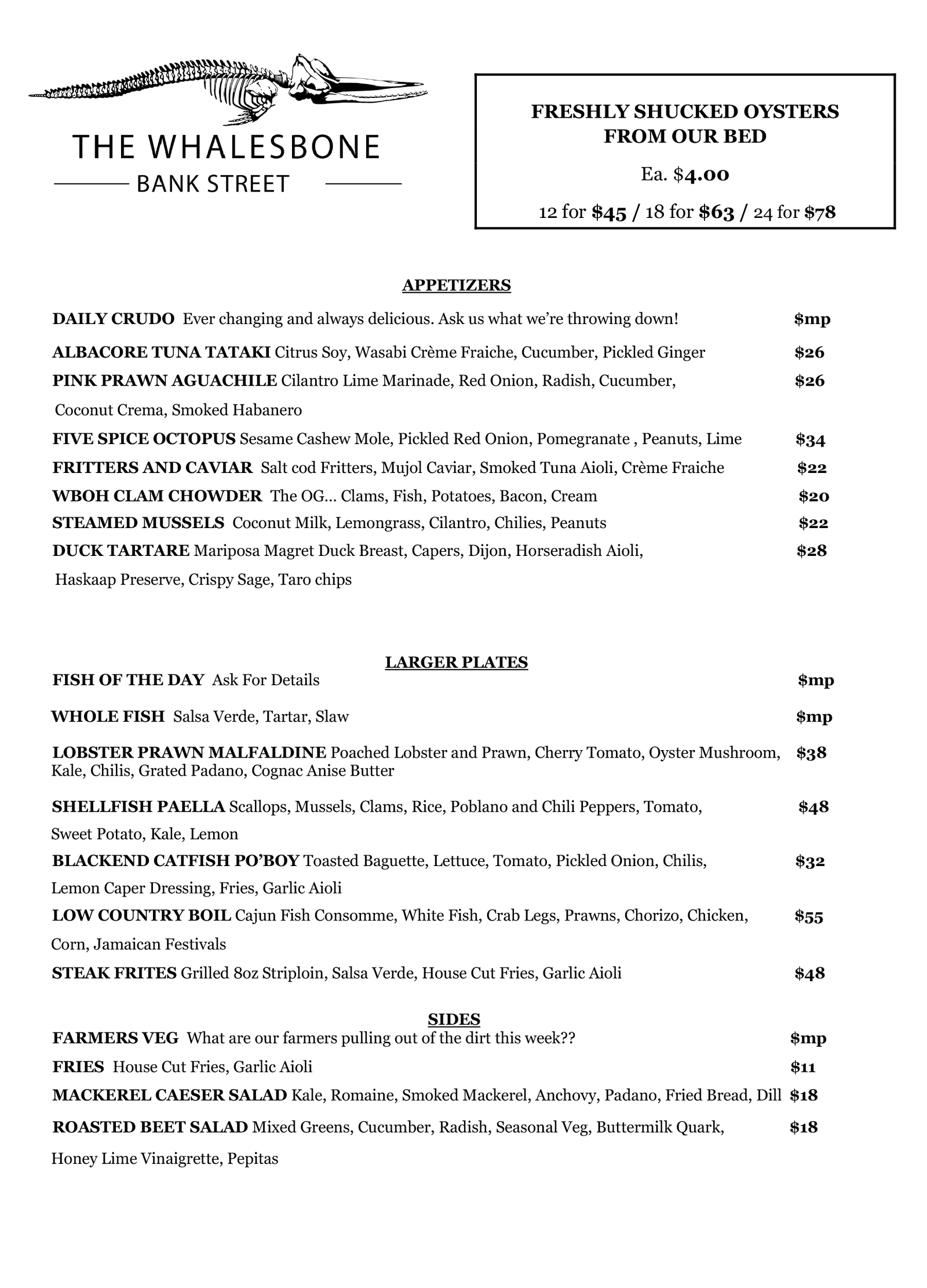 Bank Street - The Whalesbone